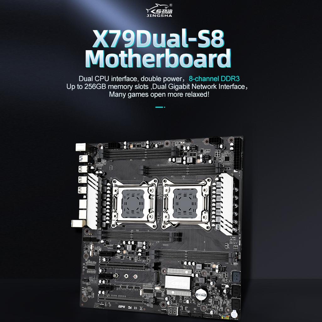 Buy JINGSHA X79 Dual-S8 256G DDR3 Computer Motherboard at affordable prices — free shipping ...