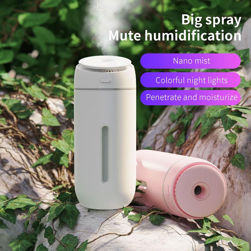 Buy Small Cool Mist Humidifier With Colorful Soft Night Light Home For ...