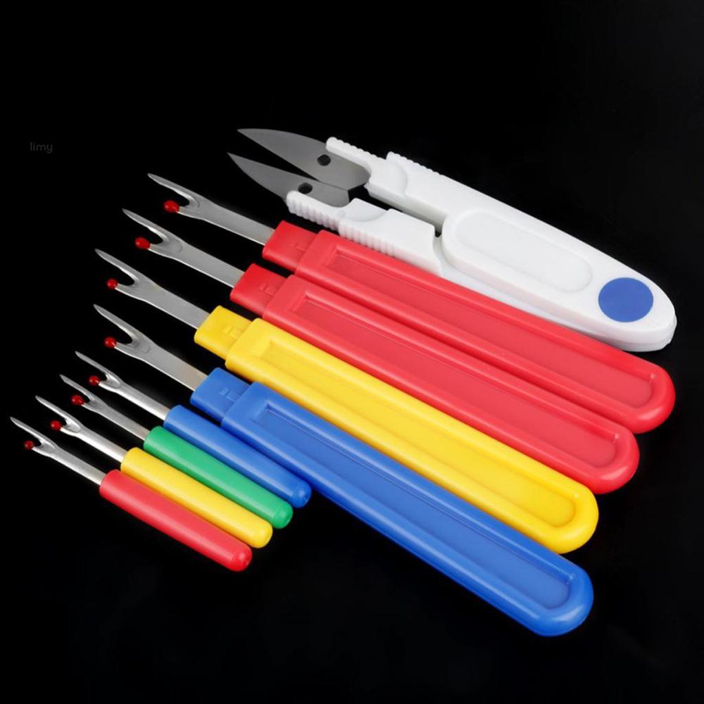 Buy Peigu 9pcs New Seam Ripper Stitch Unpicker Sewing Tool Plastic ...