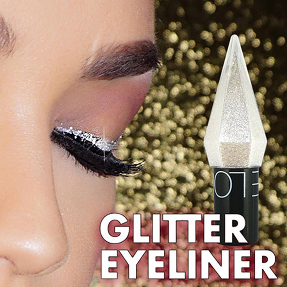 Buy Liquid Eyeshadow Highlight Sequins Glitter Eye Shadow Waterproof ...