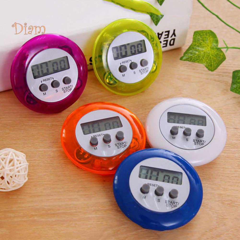 Buy TDStore Round Magnetic Back Stand LCD Digital Kitchen Countdown ...