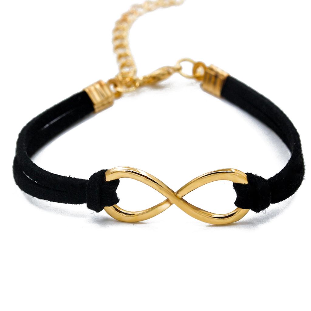 Buy Number 8 Symbol Infinity Love Symbol Handmade Leather Wristband ...