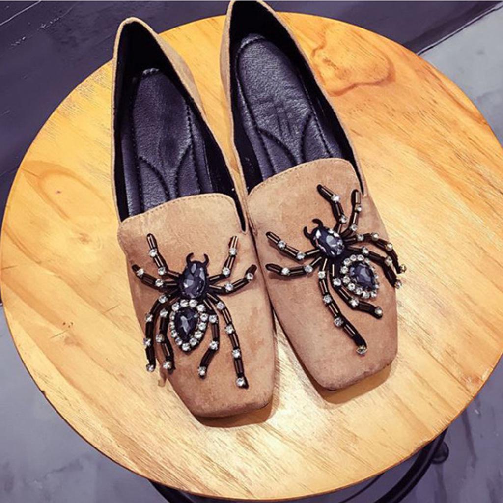 2 Pieces Spider Rhinestone Patch Sew on/Iron on Applique DIY Sewing ...