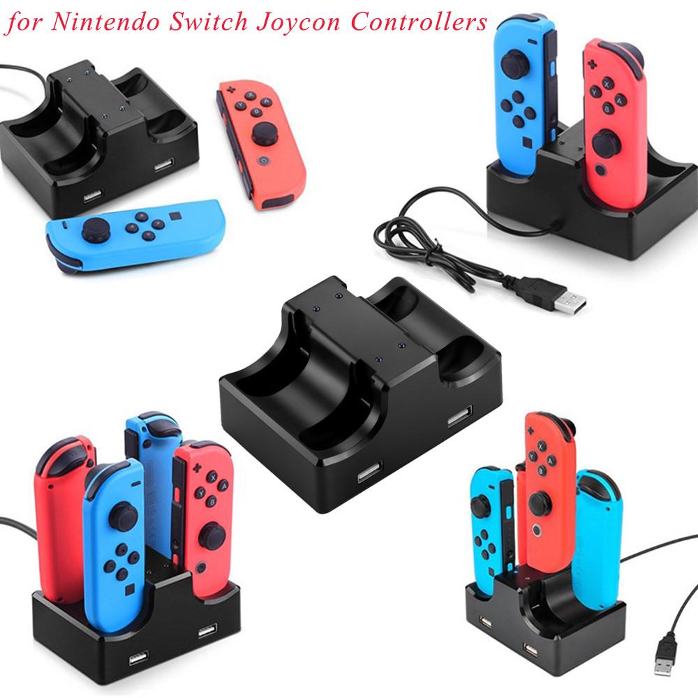 Buy Joy-Con Charging Station Stand 4 in 1 For Nintendo Switch Joycon ...