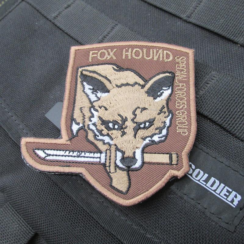 Metal Gear Solid Foxhound Emblem Patch Fox Hound Uniform Patch Badge ...