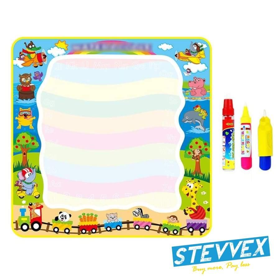 Buy Coolplay 100x100cm Magic Water Drawing Mat Doodle Mat & 4 Drawing ...