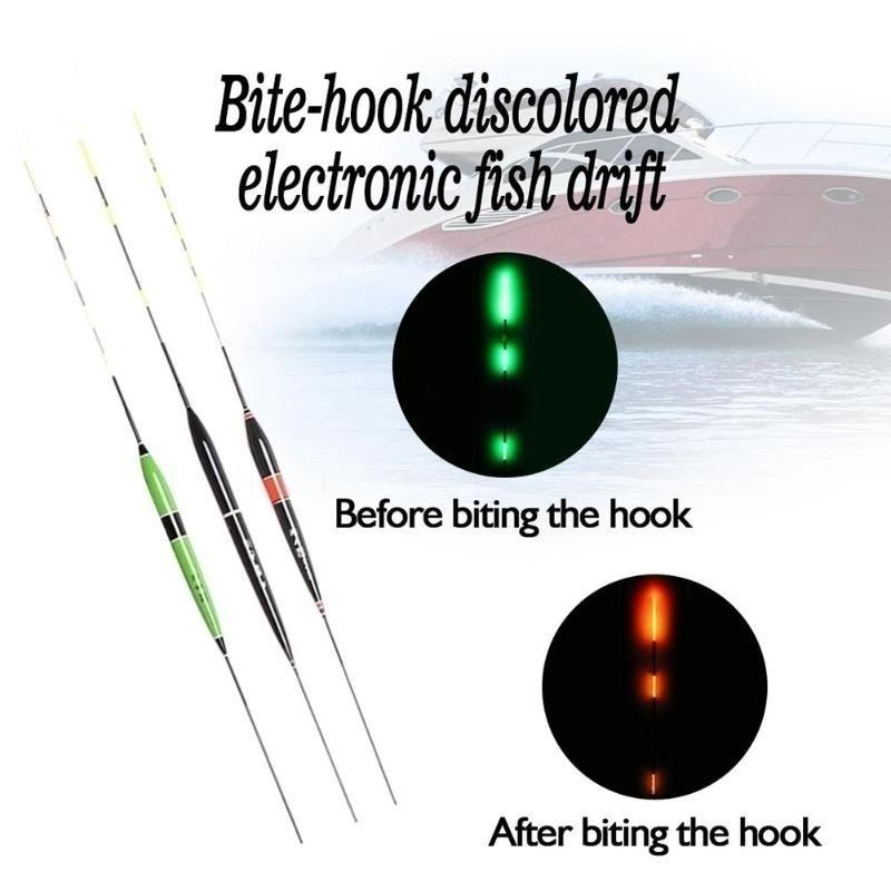 Buy 1pcs Smart Fishing Led Light Float Luminous Fishing Floats Fish ...