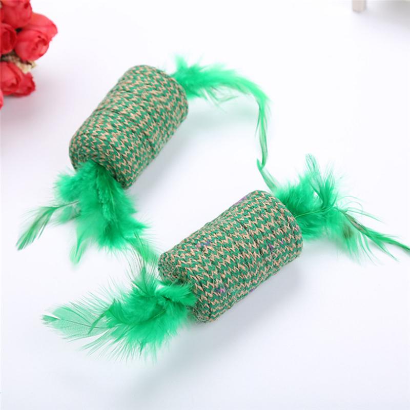 Buy Cute Pet Chewing Toy Claw Toy Cats Supply Small Rolle Sisal Catch ...