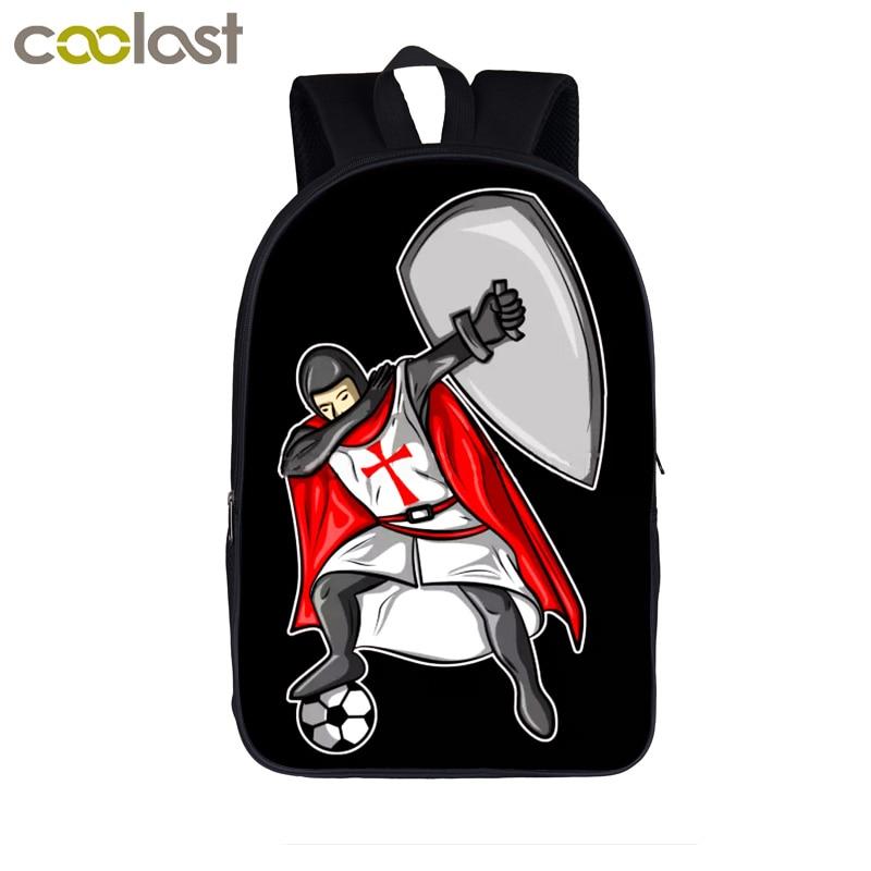 💰Kaufe Crusader Knights Templar Backpack Men Casual Travel Bags ...