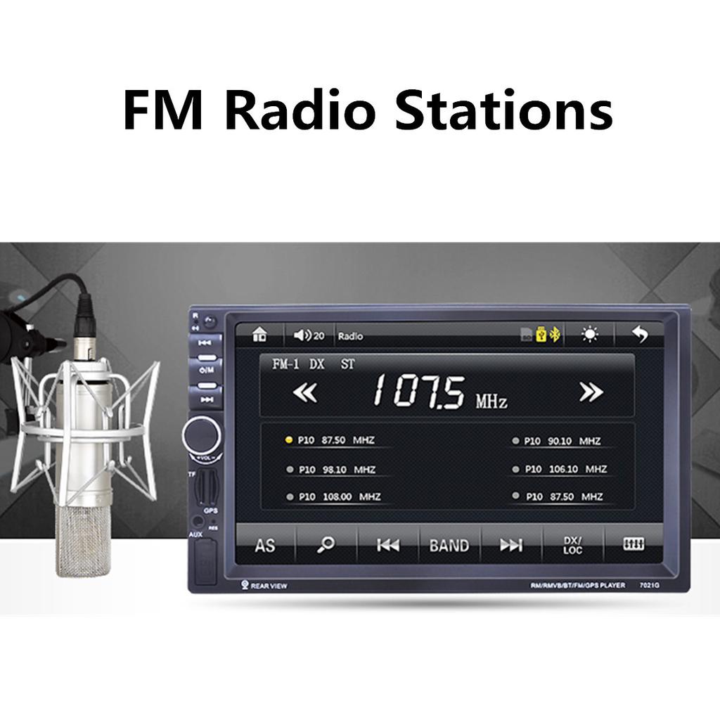 Buy Car MP5 Player Bluetooth HD 2 Din 7 Inch Touch Screen With GPS ...