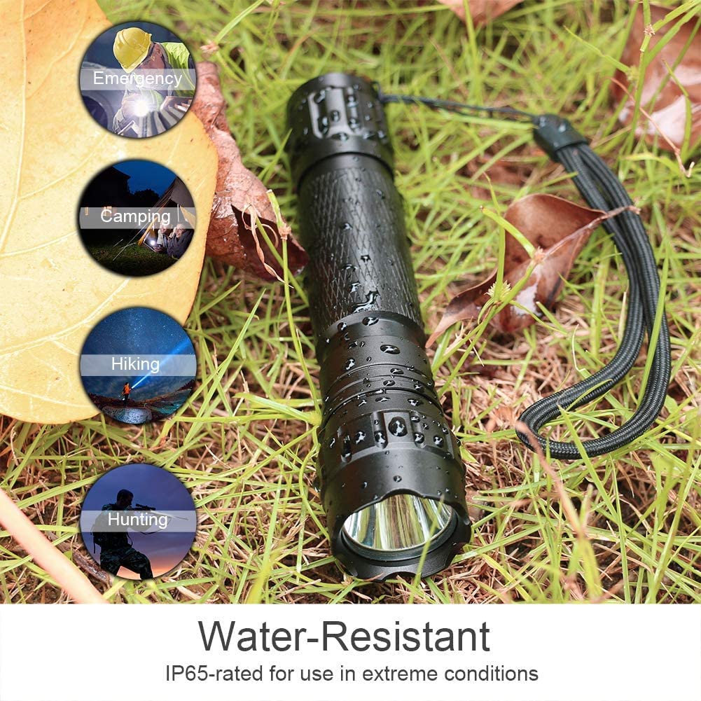 Buy Tactical Flashlight for Emergencies 1200Lumens Waterproof Handheld ...