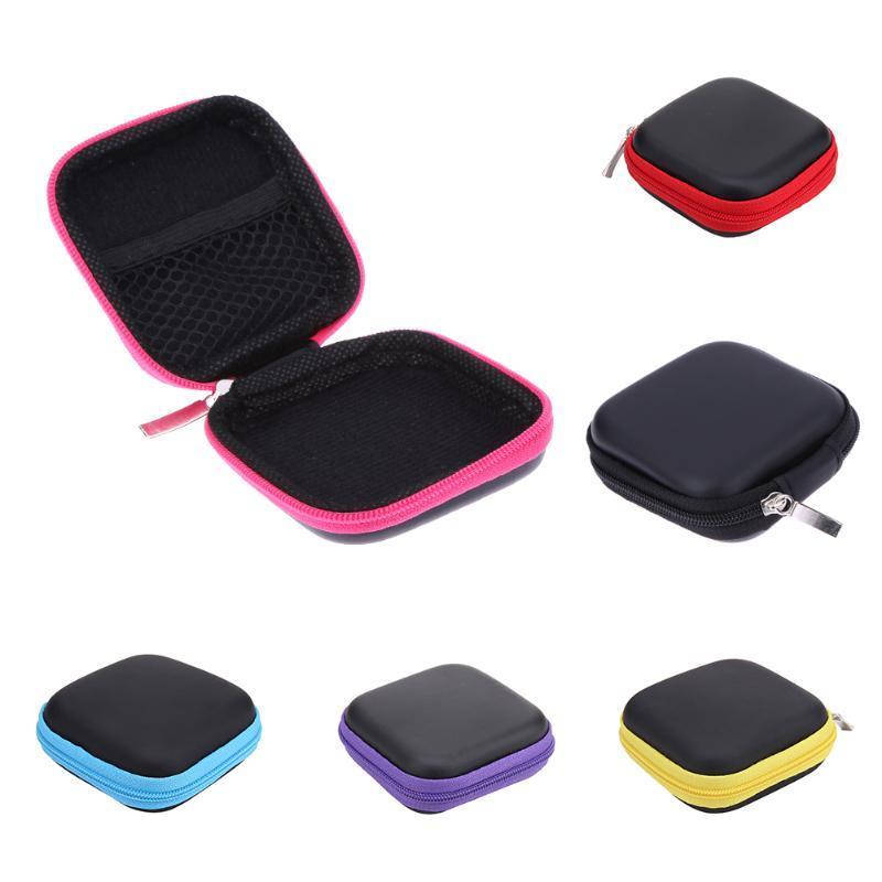 Buy Mini Square EVA Case Headset Bluetooth Earphone Cable Storage Box ...