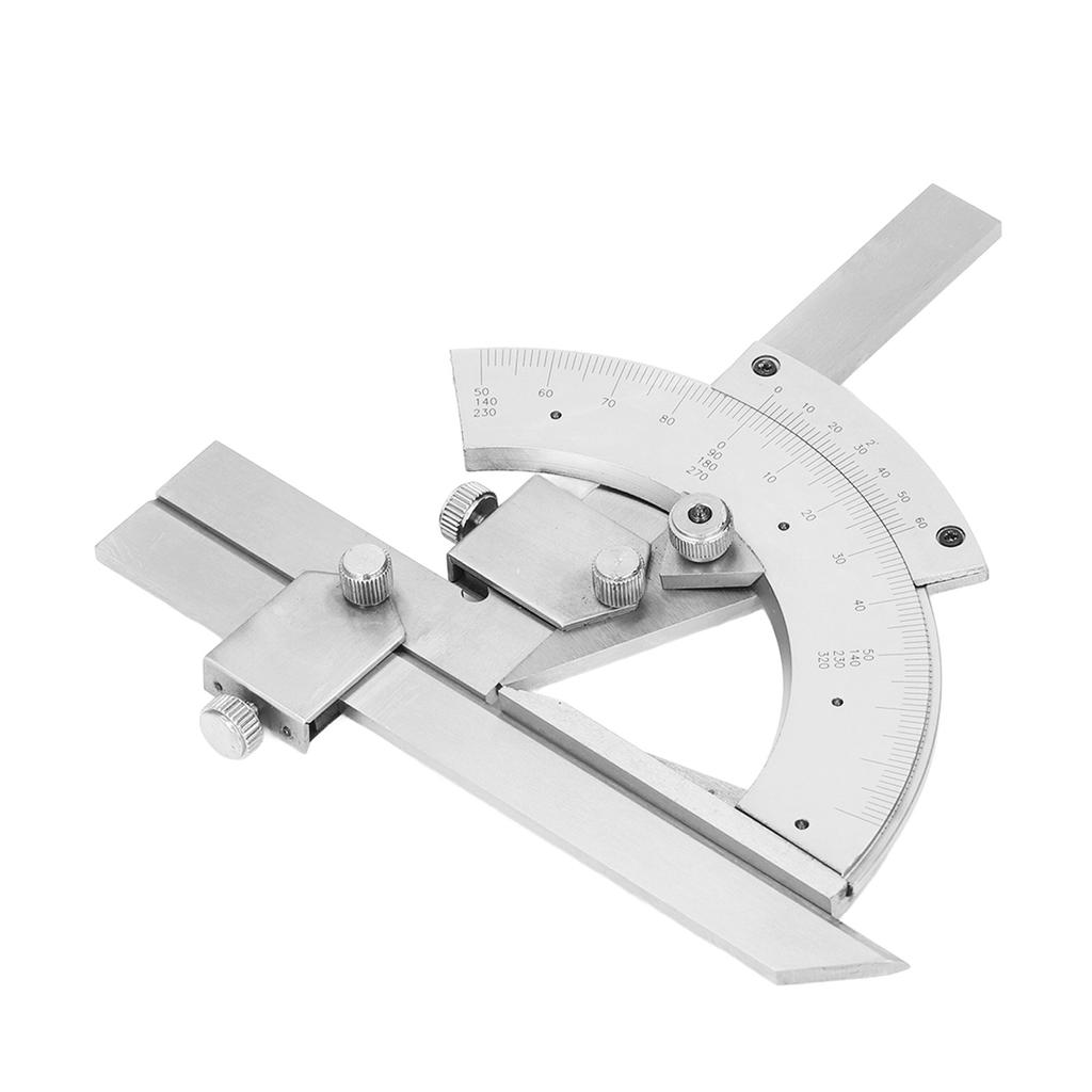 Buy Vernier Bevel Protractor 0‑320Degree Universal Fine Tuning Angle ...