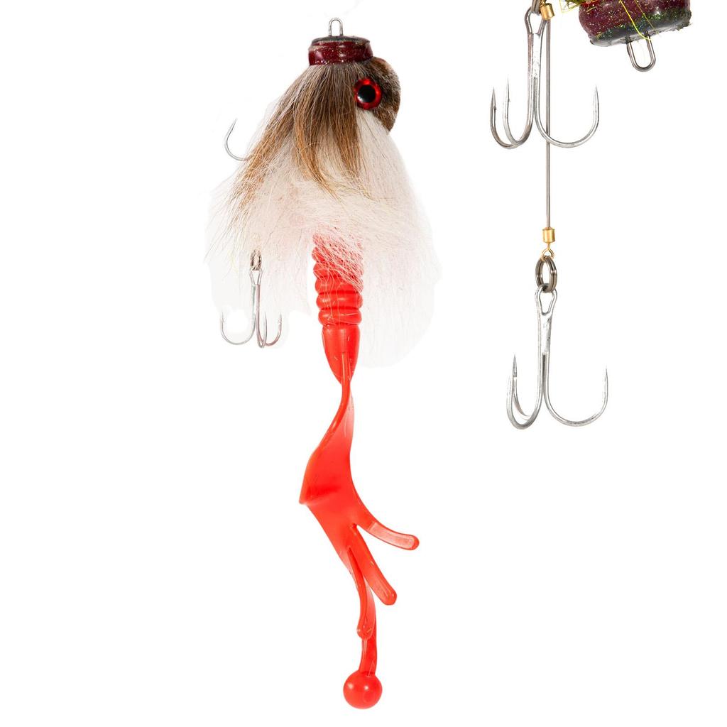 Artificial Bird Fishing Lures-Multi-Jointed Soft Fishing Lure Bait for ...