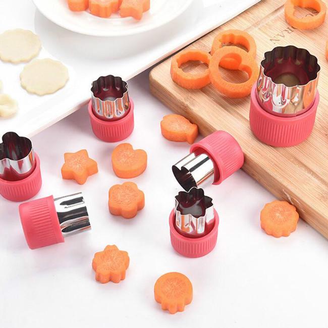 Buy Fruit Star Shape Cutter Vegetable Cut Flower Mould Fondant Cake ...