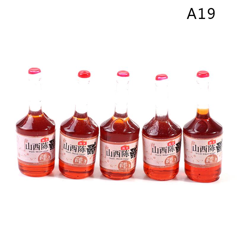 5Pcs Miniature Dollhouse 1:12 Scale Chinese Pretend Food For 1/12 Doll ...