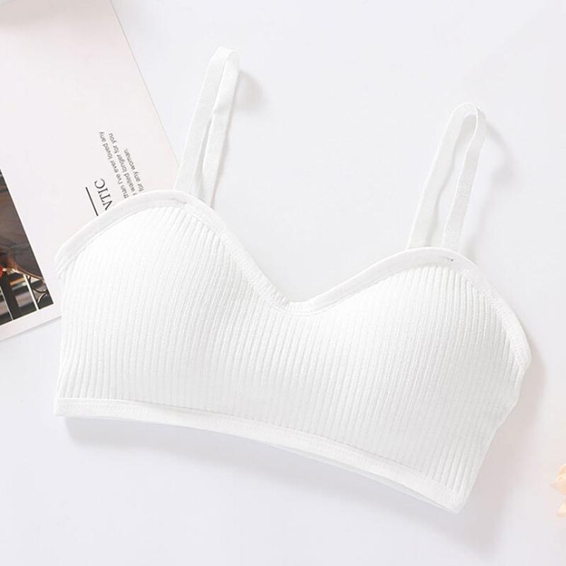 Buy Sexy Women Padded Bralette Bra Crop Top Bra Bustier Push Up Cami Solid Color At Affordable