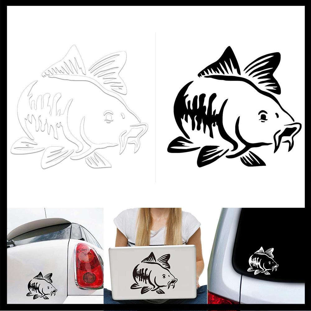 Carp Fishing Car Vinyl Decal Art Sticker Kayak Fishing Car Truck Boat ...