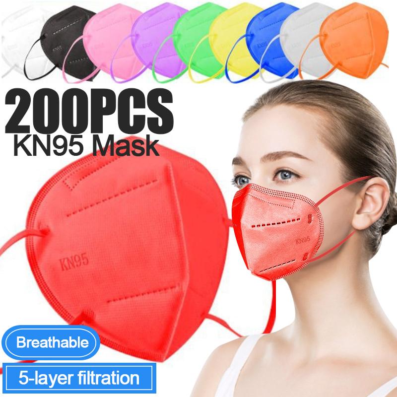 Buy KN95 Masks Dustproof Melt Blown Cloth 5-layer Filter Breathable ...