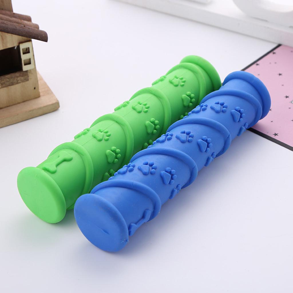 Buy Cute Bone Shape Dog Squeaky Toy Chew for Pet Cat Play Green at ...