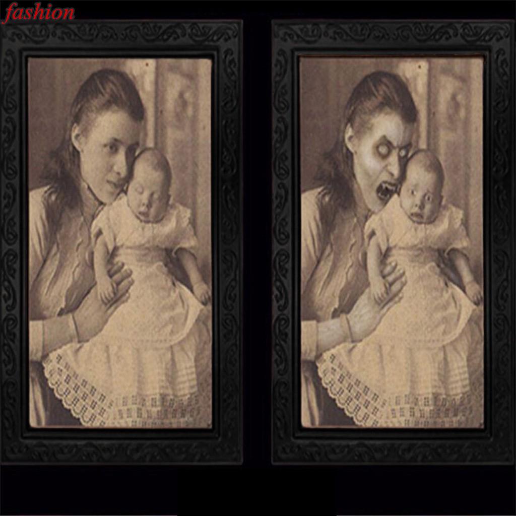 Cheap Horror Picture Frame Lenticular 3D Changing Face Scary Portrait ...