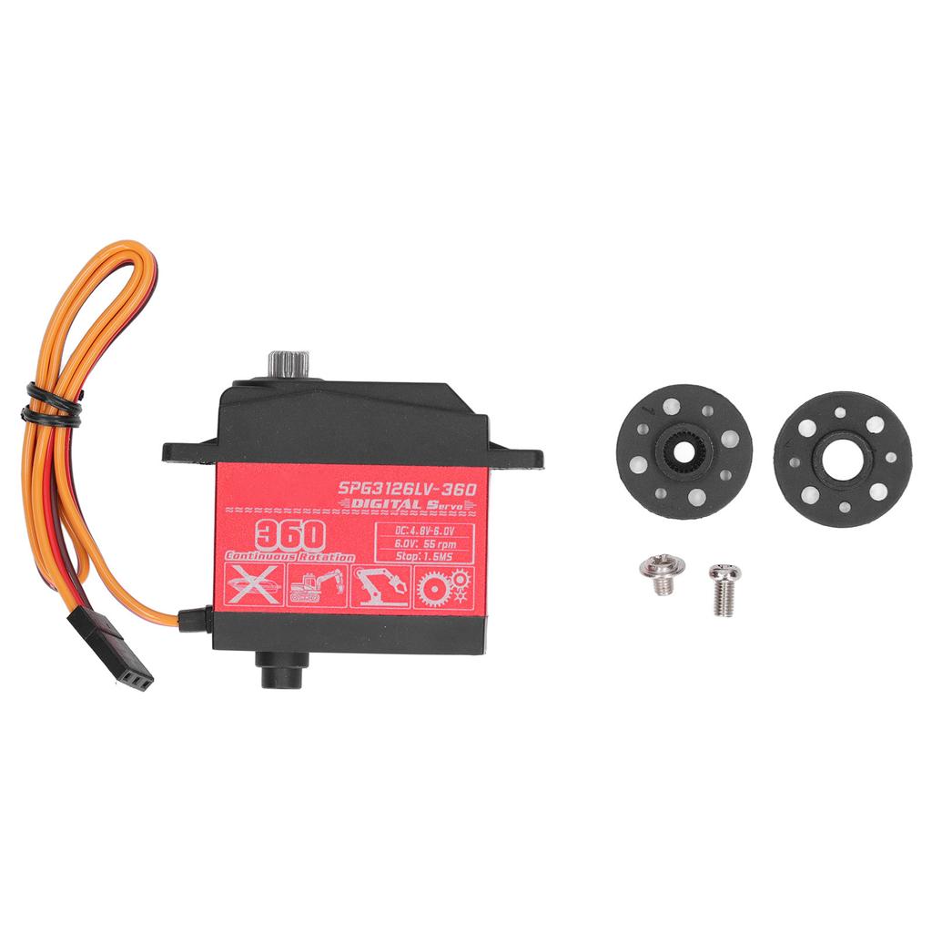 Buy 26KG Digital Dual Axis Servo High Torque Continuous Rotation Motor ...