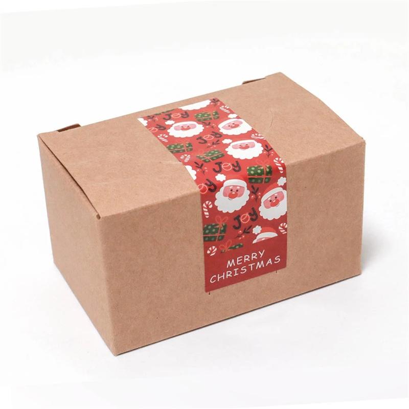 Cheap 90*30MM 5/10pcs 4 Styles Gift Box Handwork Wrapping Tools Santa ...