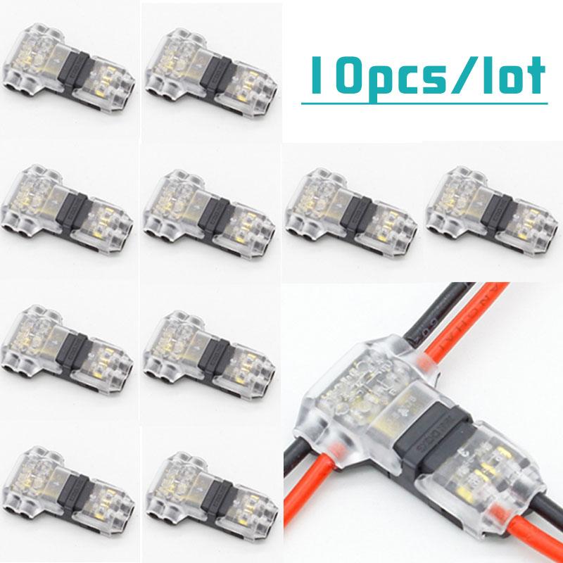 Buy 10 Pcs/lot 2 Pin 2 Way 36V 10A Universal Compact Wire Wiring ...