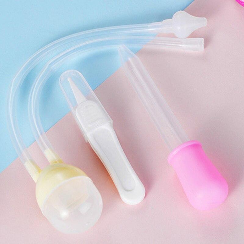 Buy 4pcs/set Newborn Baby Safety Nose Cleaner Kids Vacuum Suction Nasal ...