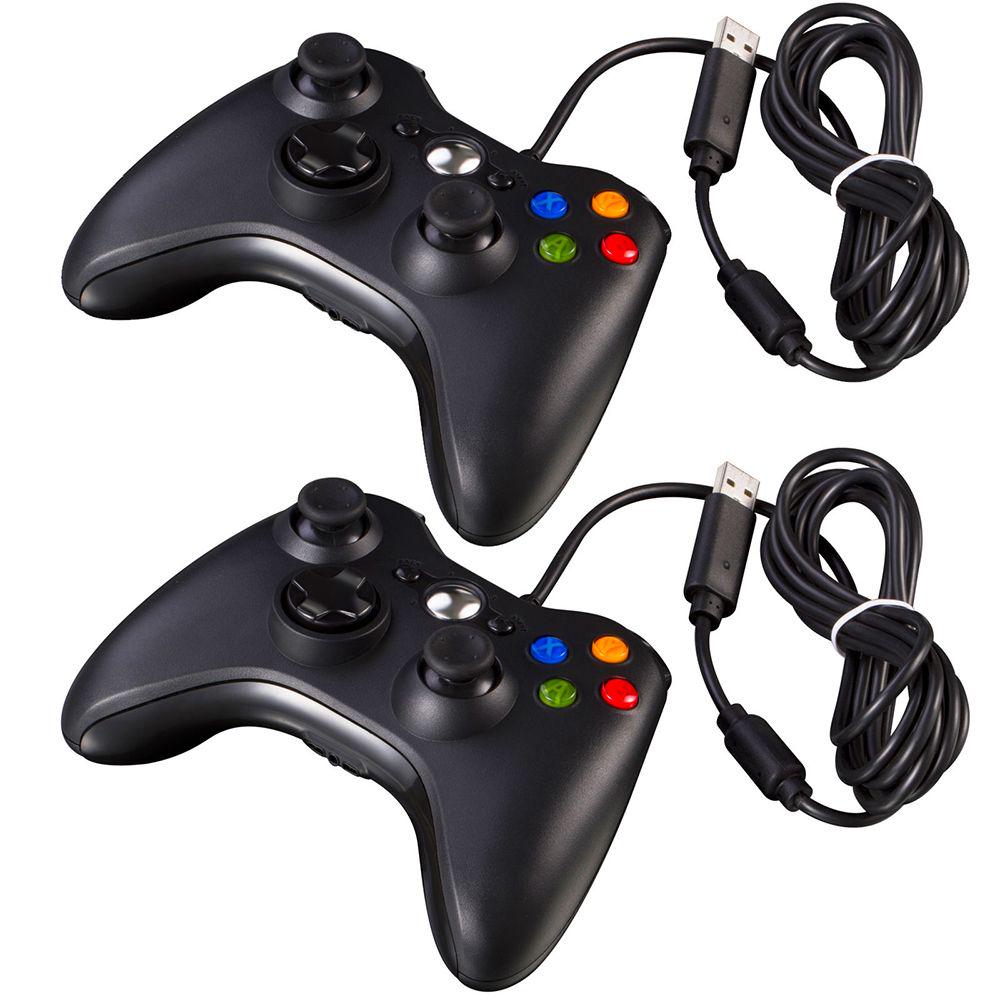 Buy Wired 2Pcs PC Windows Xbox USB Pad Controller 360 Game at ...
