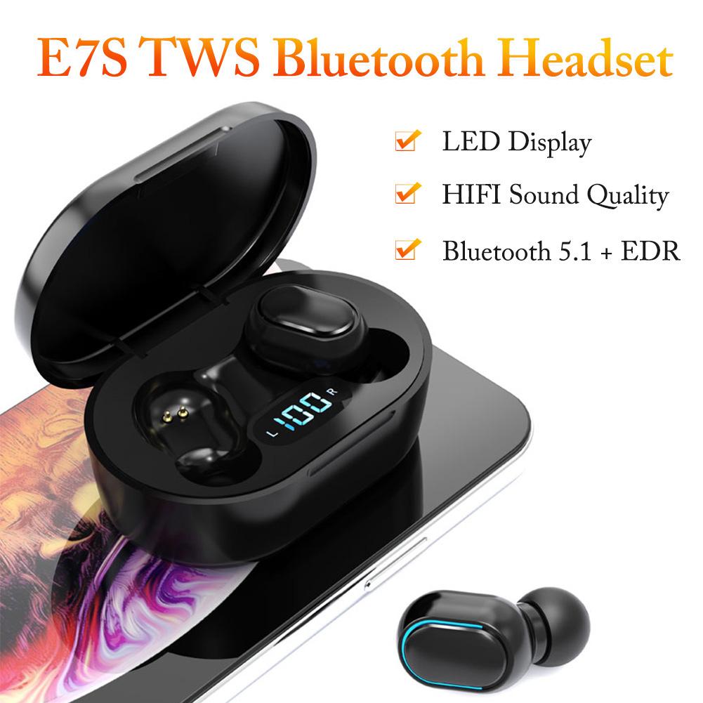 Buy E7S TWS 5.0 Earphone In-ear Headphone Mini Wireless Bluetooth ...