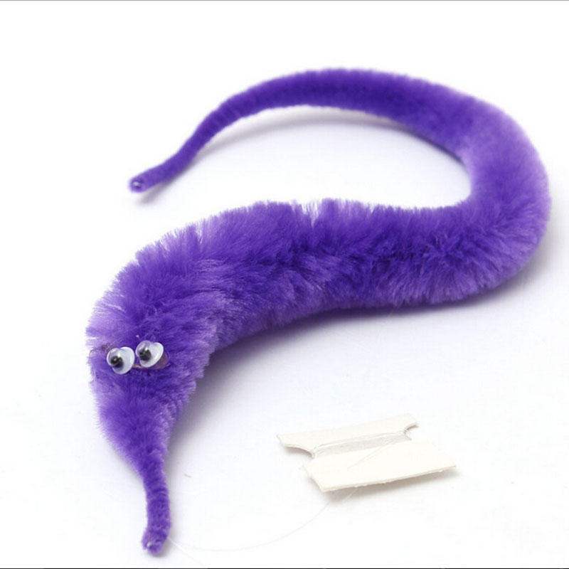 Buy Magician Toy Fuzzy Worm Street Magic Trick Twisty Plush Wiggle For ...