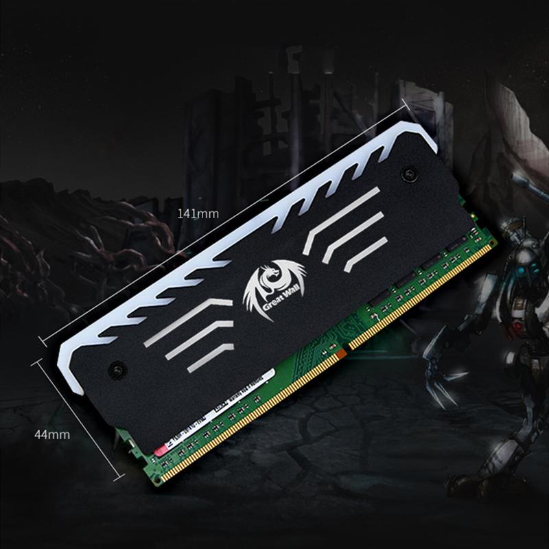 Buy Great Wall 3PIN RAM Cooler Memory Cooling Vest 256 RGB Automatic ...