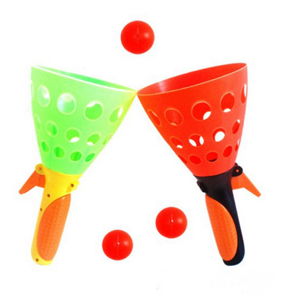 Buy Catapult Ball Set Launch Ball Plastic Hand Racket Children S Parent ...