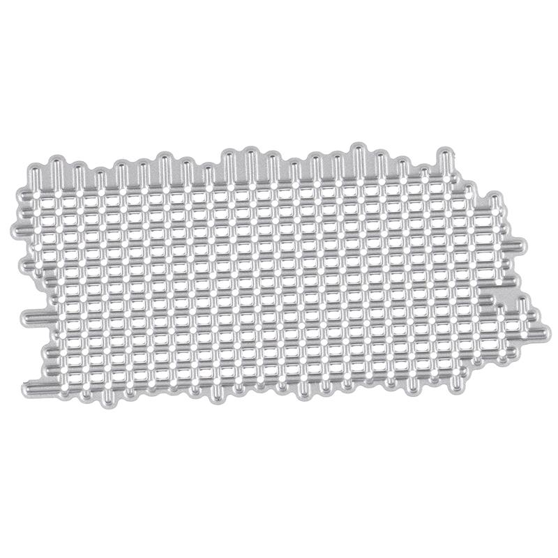 Satın alın Metal Mesh Background Cutting Dies Stencils Scrapbooking Diy ...