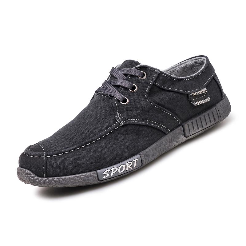 Buy Enjoylifes Men's Canvas Shoes Washed Cloth Shoes Casual Men's Shoes ...