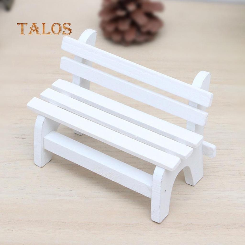 Miniature Chair Mini Bench Garden Landscape Ornaments Garden Bonsai ...