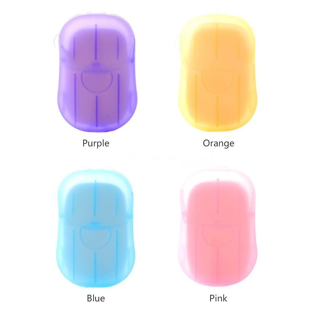 Buy 40pcs Travel Portable Disposable Soap Flakes with Storage Box ...