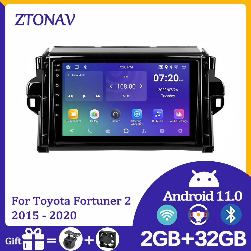 Buy 2+32GB Car Android 11 For Toyota Fortuner 2 2015 - 2020 Radio ...
