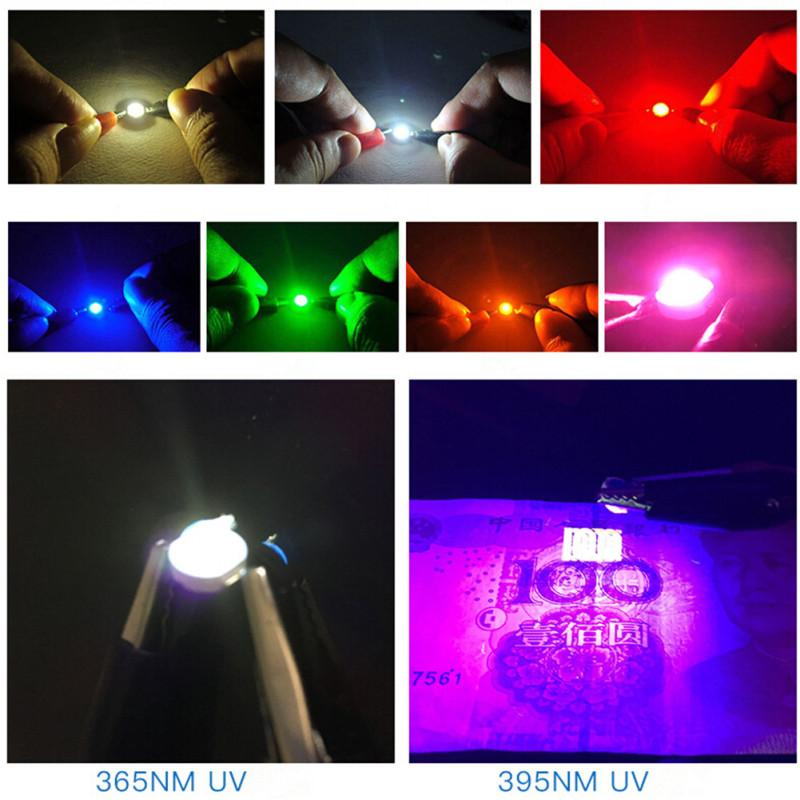 10Pcs/Set 1W LED Super Bright Lamp Beads Night Light for Flashlight ...