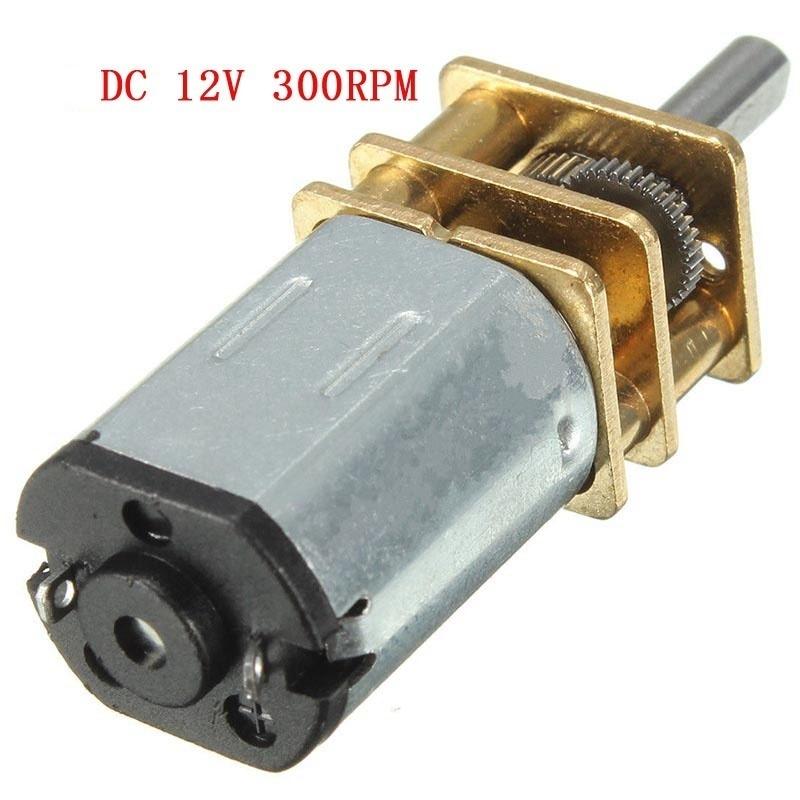Buy DC Mini Electric Metal Gear Motor Gearwheel N20 3mm Shaft Box Motor ...