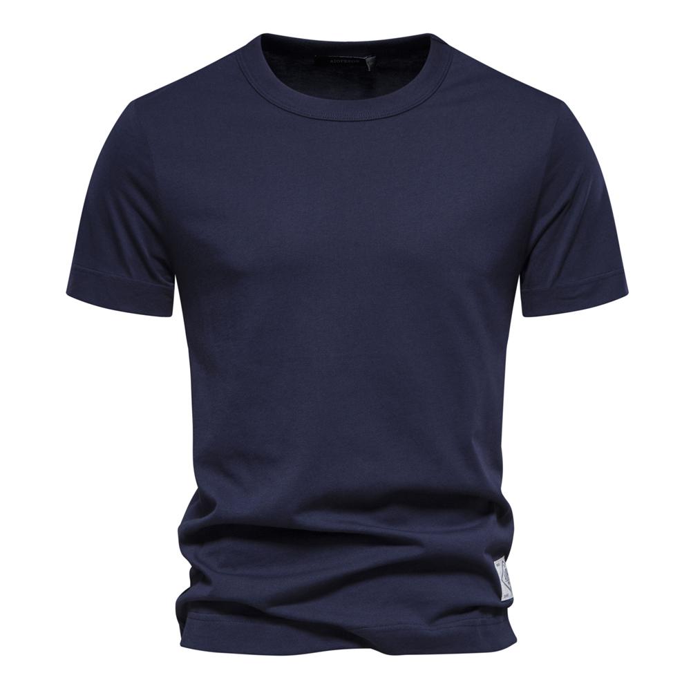 Cheap AIOPESON Brand Quality Solid Color Men's T-shirt Casual Short ...