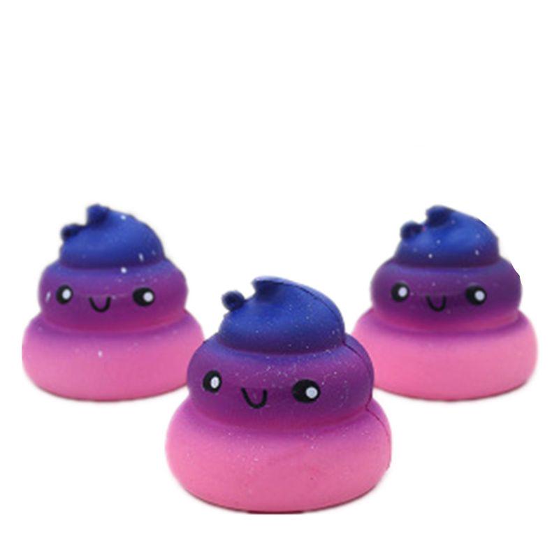 Yeni Parlayan Bok Galaxy Poo Kokulu Squishy Bok Stres Giderici Yavaş ...