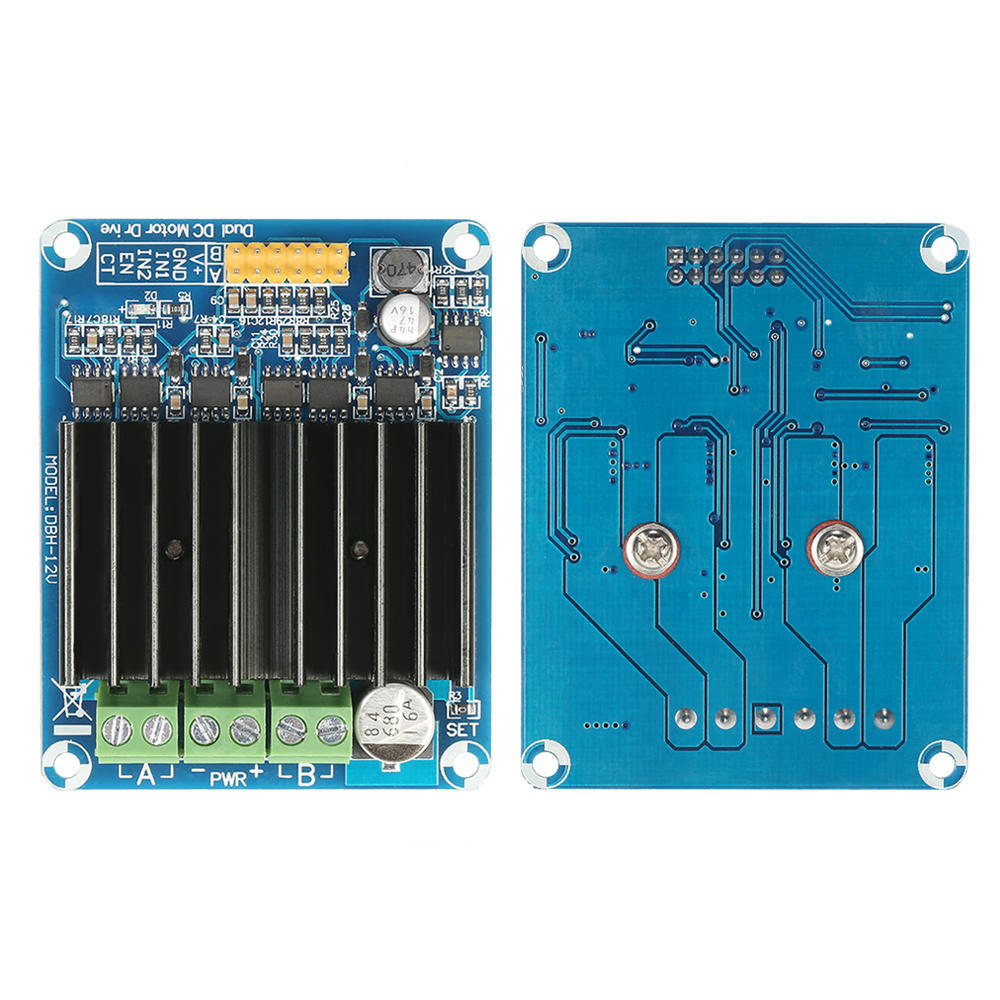 Buy DC 5V-12V 12V 30A Dual Channel H-bridge DC Motor Controller Driver ...