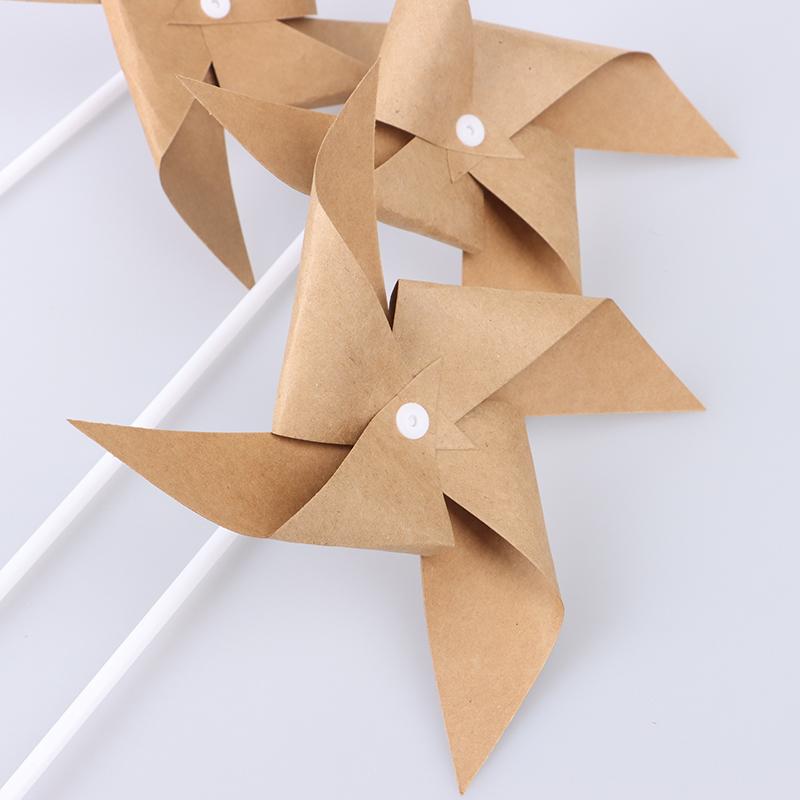 Buy 3Pcs Paper Party Pinwheels Craft Windmill Vintage Style Craft Toys ...
