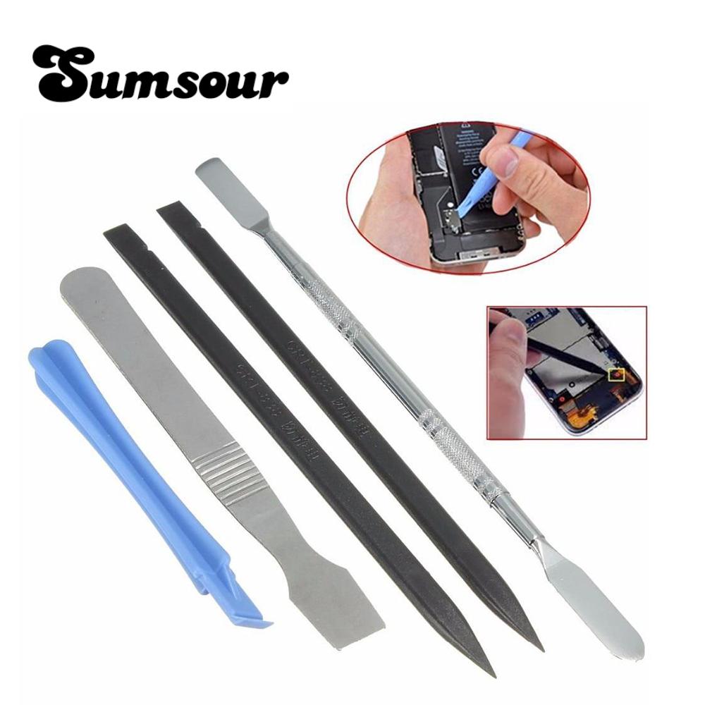 Buy 5 In 1 Mobile Repair Opening Pry Metal Spudger Tool Kit For Samsung ...