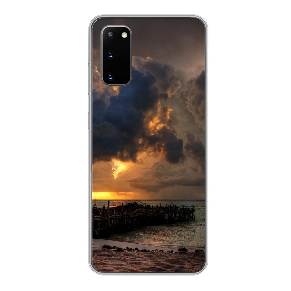 Buy Samsung Galaxy S20 Soft Case - A colorful sunset near the clouds in Isla Mujeres, Mexico at ...