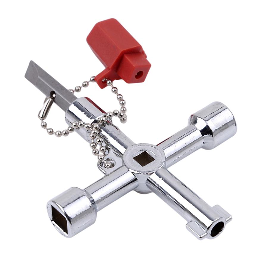 Buy Silver Cross Switch Key Wrench Multi-function Key with Accessories ...