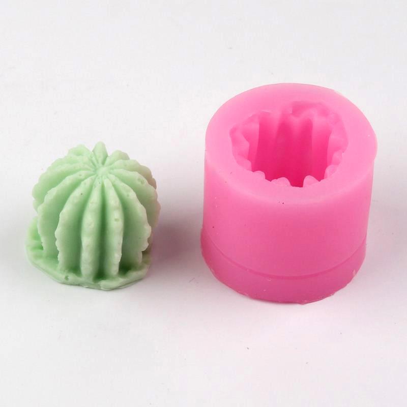 WTEMPO 3d Silicone Cactus Shape Diy Cake Chocolate Fondant Manual Mold ...