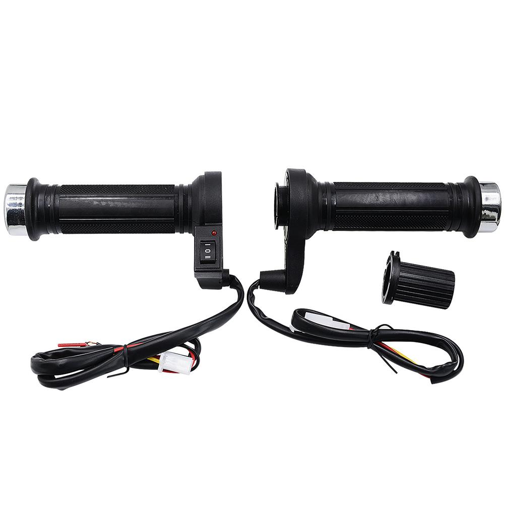 Buy 1 Pair 12V Motorcycle Heated Handlebar Covers Universal Hand ...